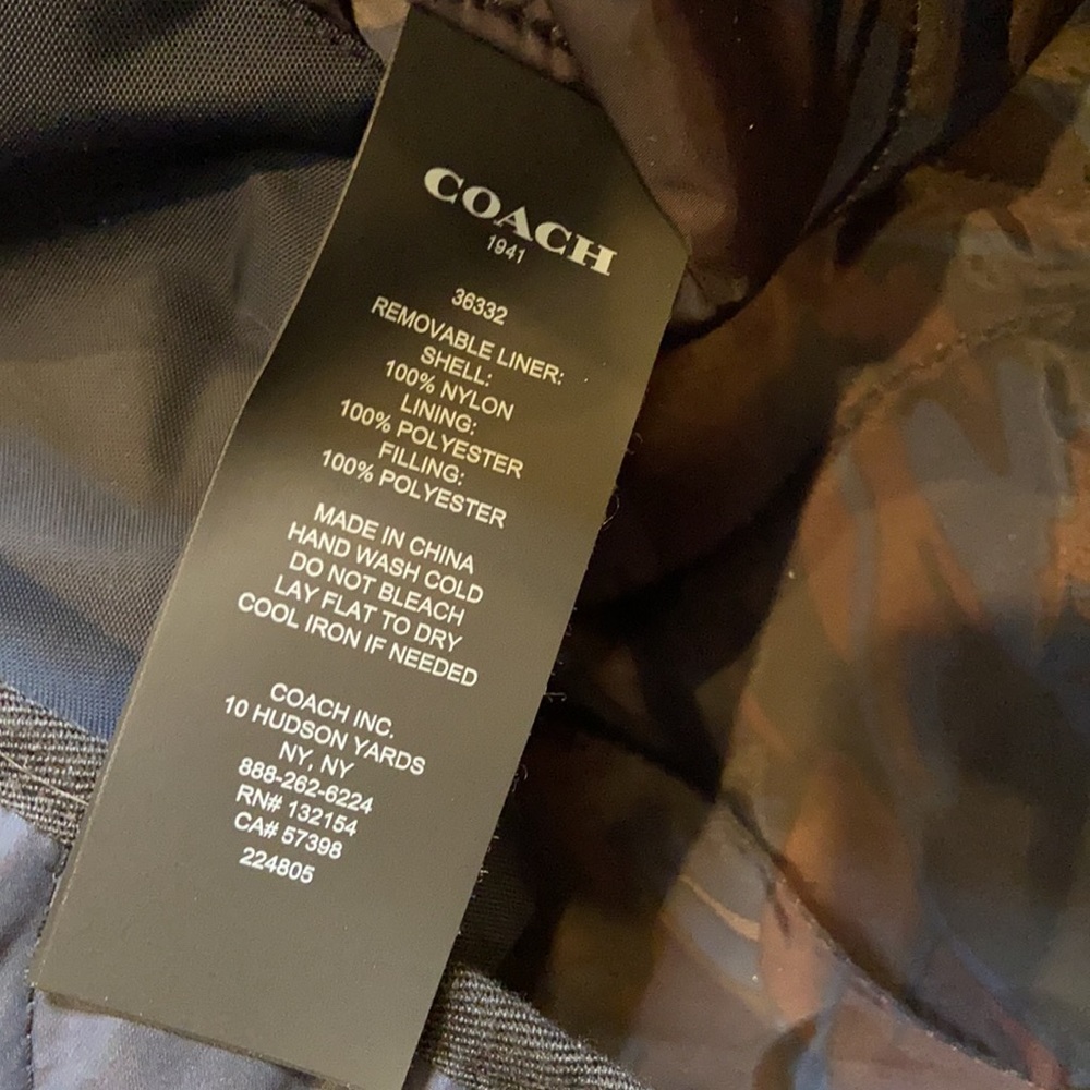 Coach Men’s Quilted Puffer Vest - Gem